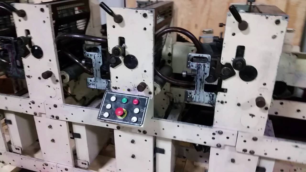 Mark Andy Scout 8 Color 10" Press from gb Flexo Equipment - YouTube