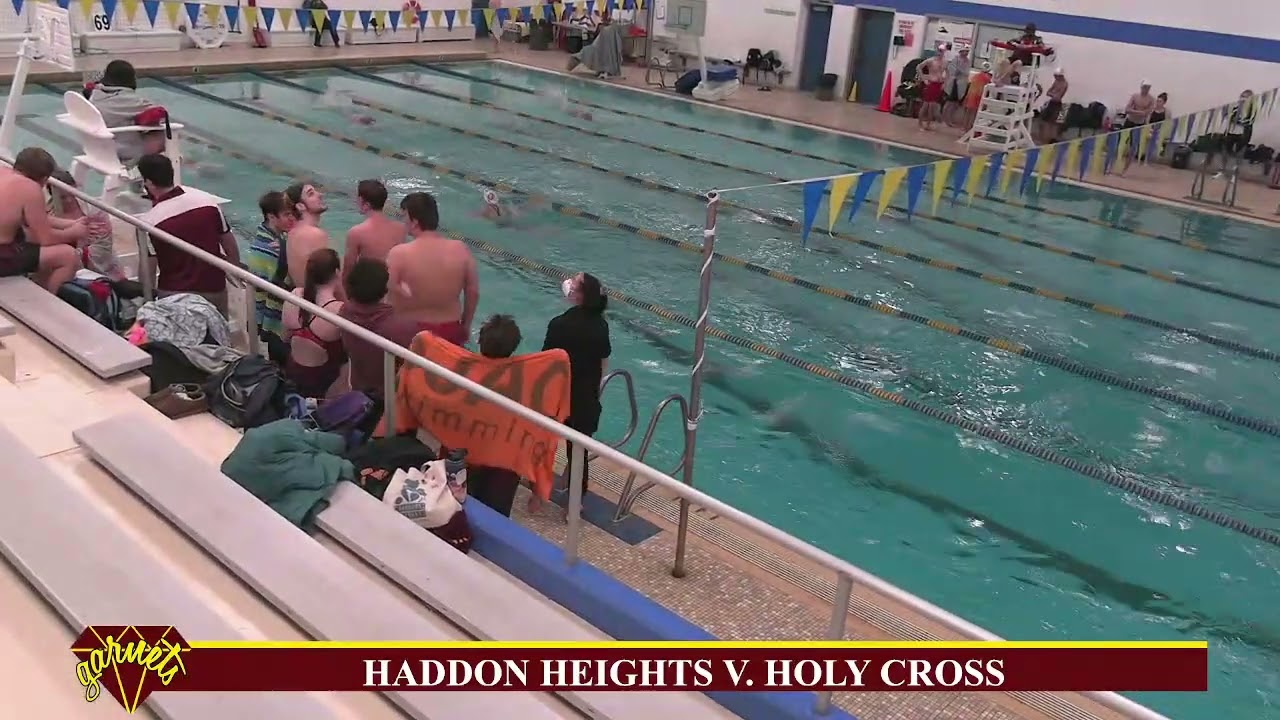 Haddon Heights Swimming v. Holy Cross - YouTube
