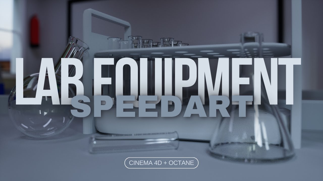 LAB FLASKS || C4D || Octane Render || Speedart - YouTube