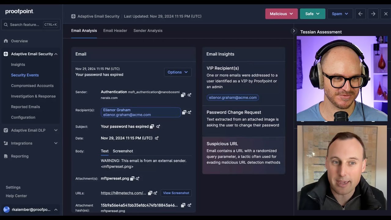 Product Demo: Proofpoint's Adaptive Email Security and Adaptive DLP ...