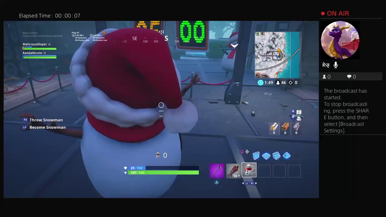 Snowman dance battle - YouTube