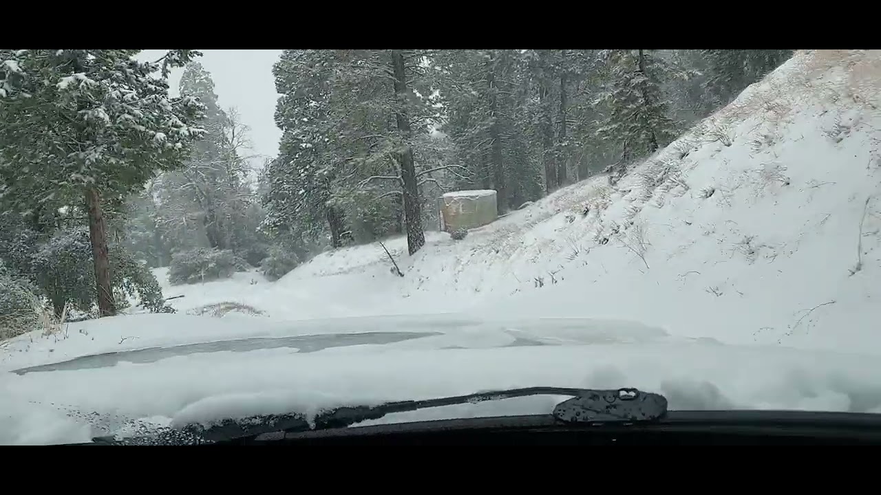 First winter storm in So Cal 2022! - YouTube