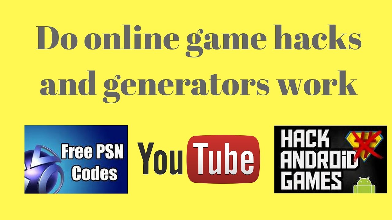 Do online hacks and generators work - YouTube
