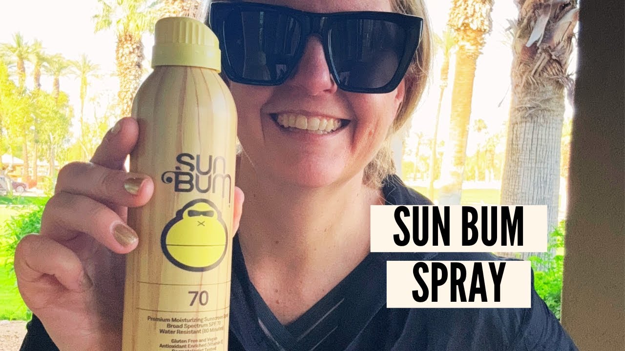 Protect Your Skin with Sun Bum Sunblock Spray SPF 70 - YouTube