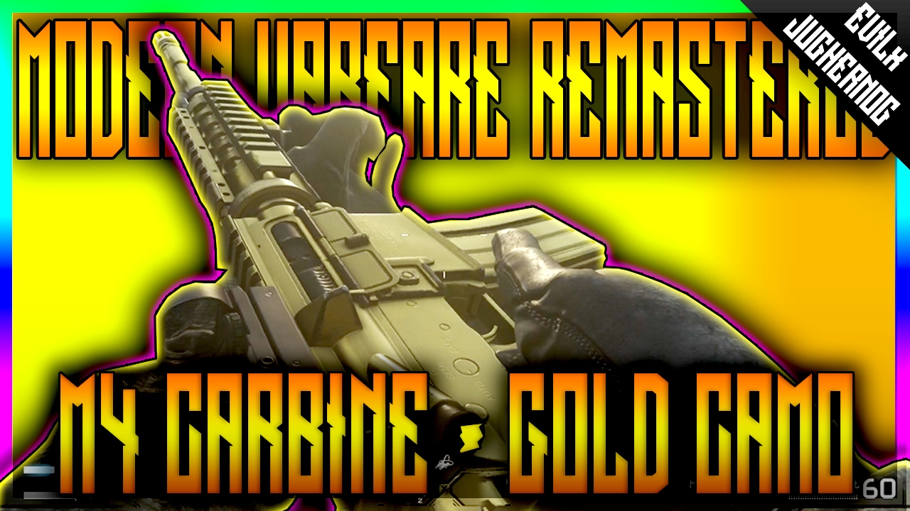 M4 CARBINE - GOLD CAMO (ROAD TO REGAL CAMO) - MODERN WARFARE REMASTERED ...