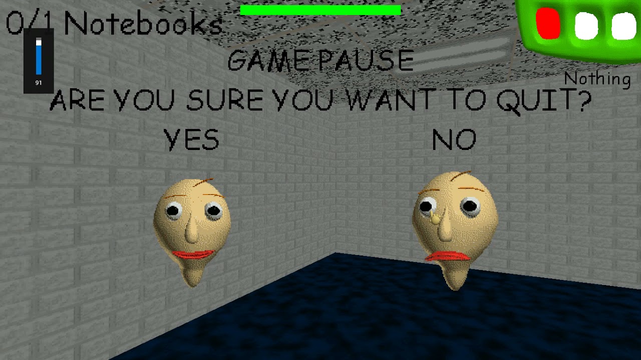 Baldi basics the end of evil... - YouTube