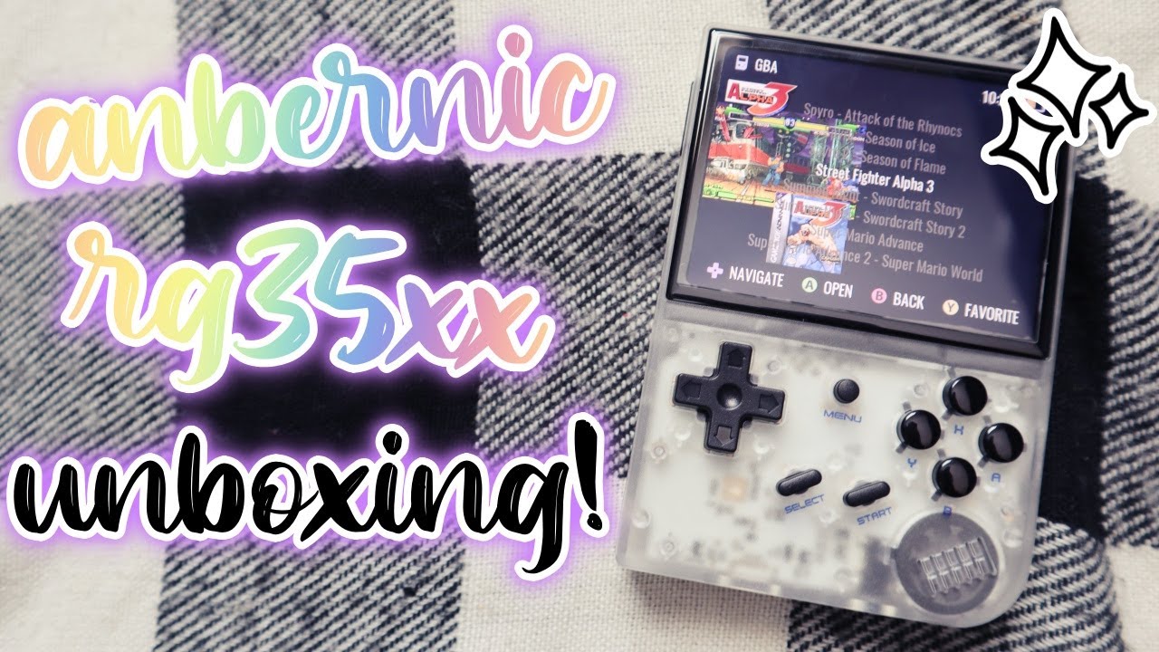 UNBOXING A MODERN DAY GAMEBOY! | ANBERNIC RG35XX | dakotasuke - YouTube