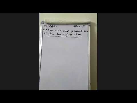 C program to Find out factorial using function| example of no return type no argument - YouTube