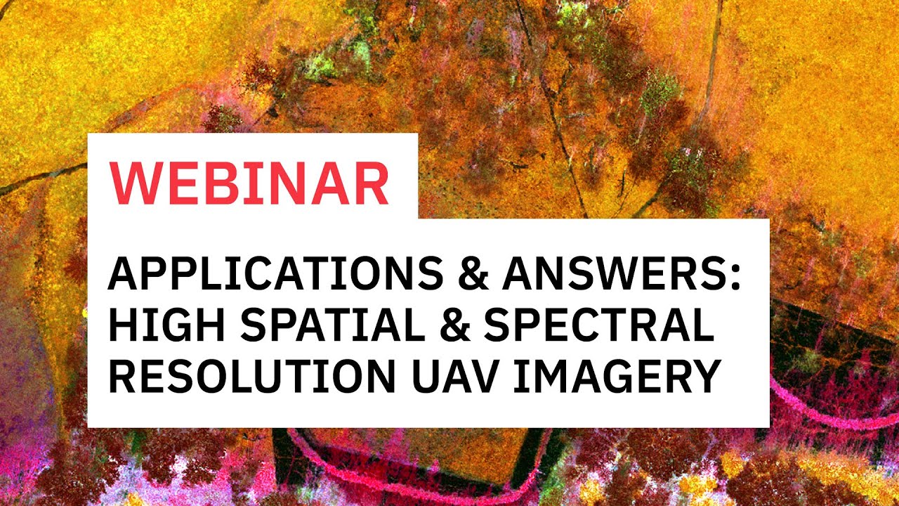 Applications and Answers with High Spatial and Spectral Resolution UAV ...