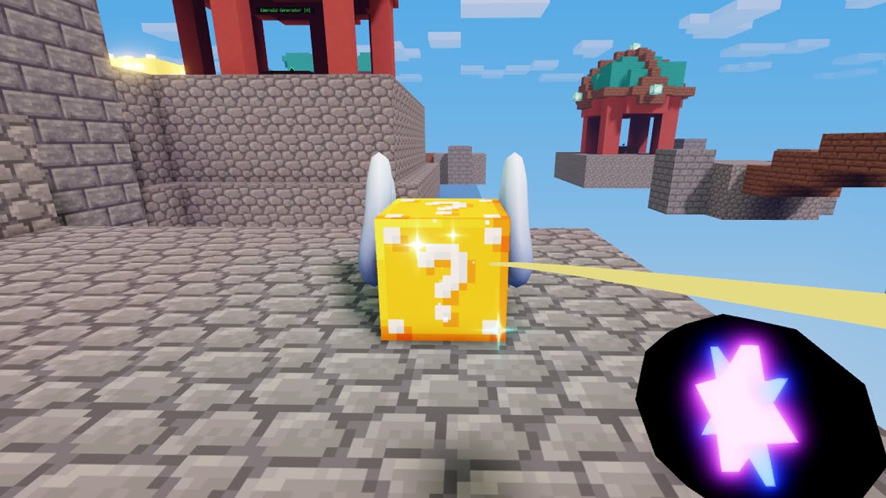 whats inside the flying lucky block - YouTube