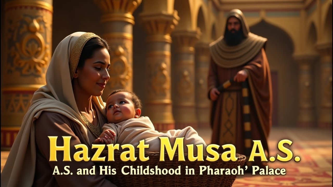 The Childhood of Hazrat Musa (A.S.) in Pharaoh’s Palace | Prophet ...