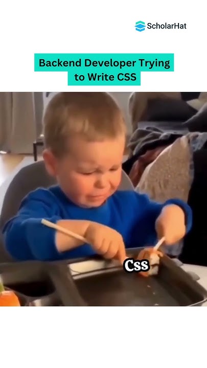 "When a backend Developer trying to write CSS, chaos becomes an art form!" 😄💻 - YouTube