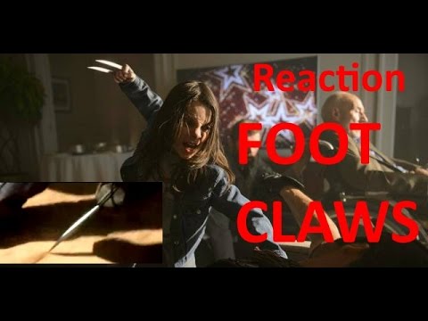 Reaction - LOGAN tv spot FOOT CLAWS | COMIC BOOK UNIVERSITY - YouTube