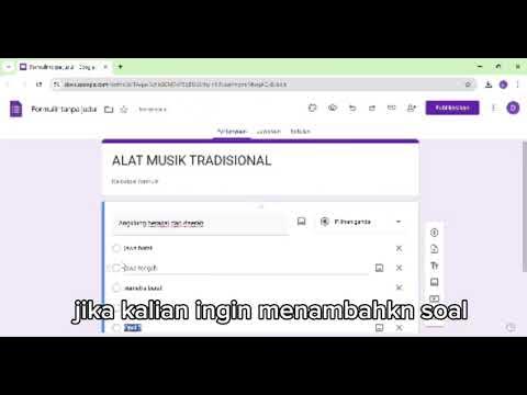 TUTORIAL MEMBUAT GOOGLE FORM - YouTube