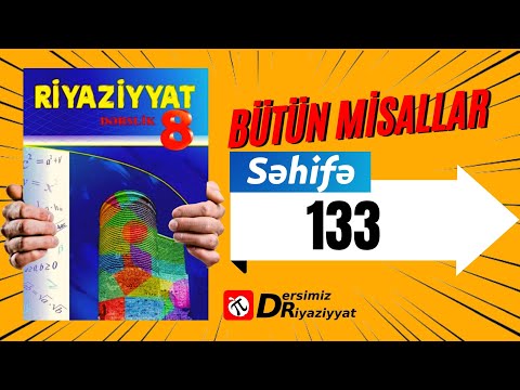 Riyaziyyat 8 ci sinif. seh 133. Rasional tənliklərin tətbiqi ilə məsələ həlli / dersimiz riyaziyyat