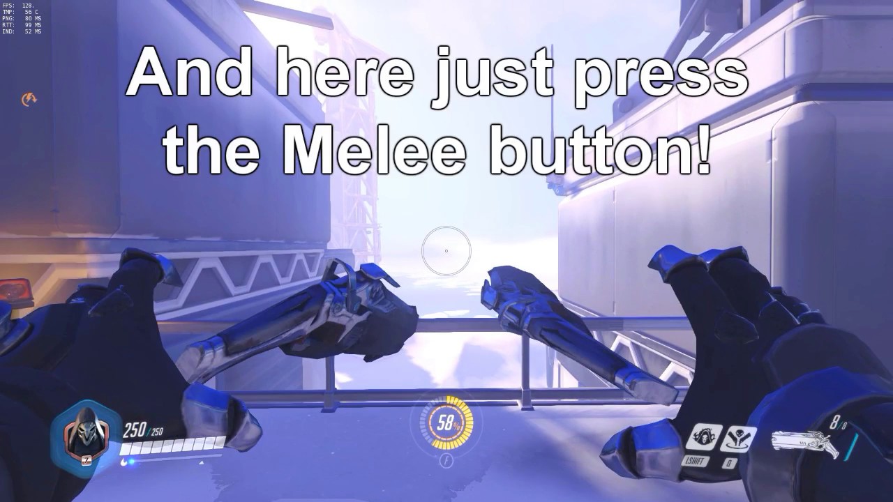 Overwatch - How to Reload Cancel with Melee![HD 60fps] - YouTube
