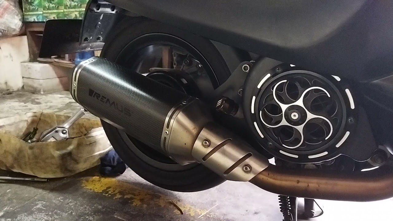 Remus Exhaust Sound Vespa Sprint 150,Knalpot Racing Vespa - YouTube