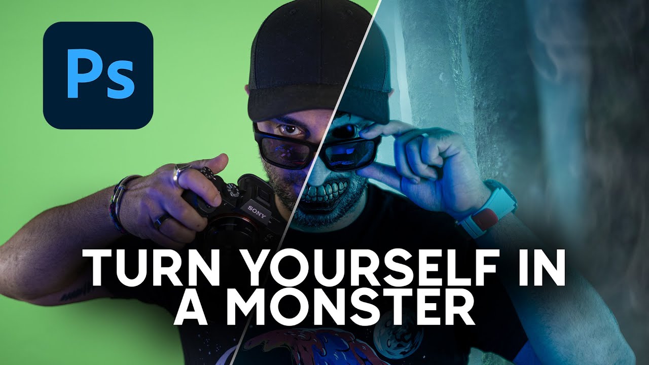 Turning Yourself Into a MONSTER! Photoshop Tutorial (Photoshopping ...