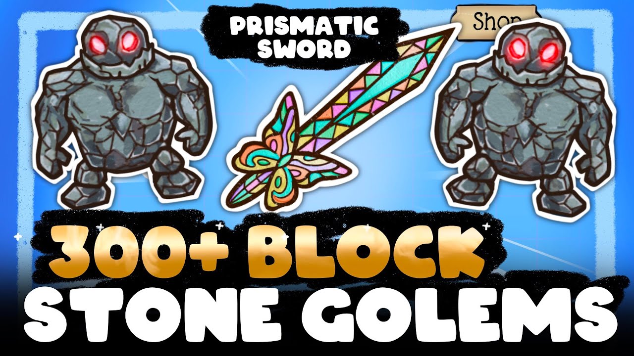 What the Combo!? 300+ Block Golems with a Lifestealing Prismatic Sword ...