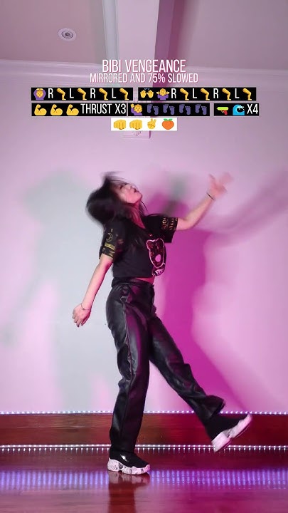 [TUTORIAL] BIBI - BIBI Vengeance | Dance tutorial (mirrored and slowed) - YouTube