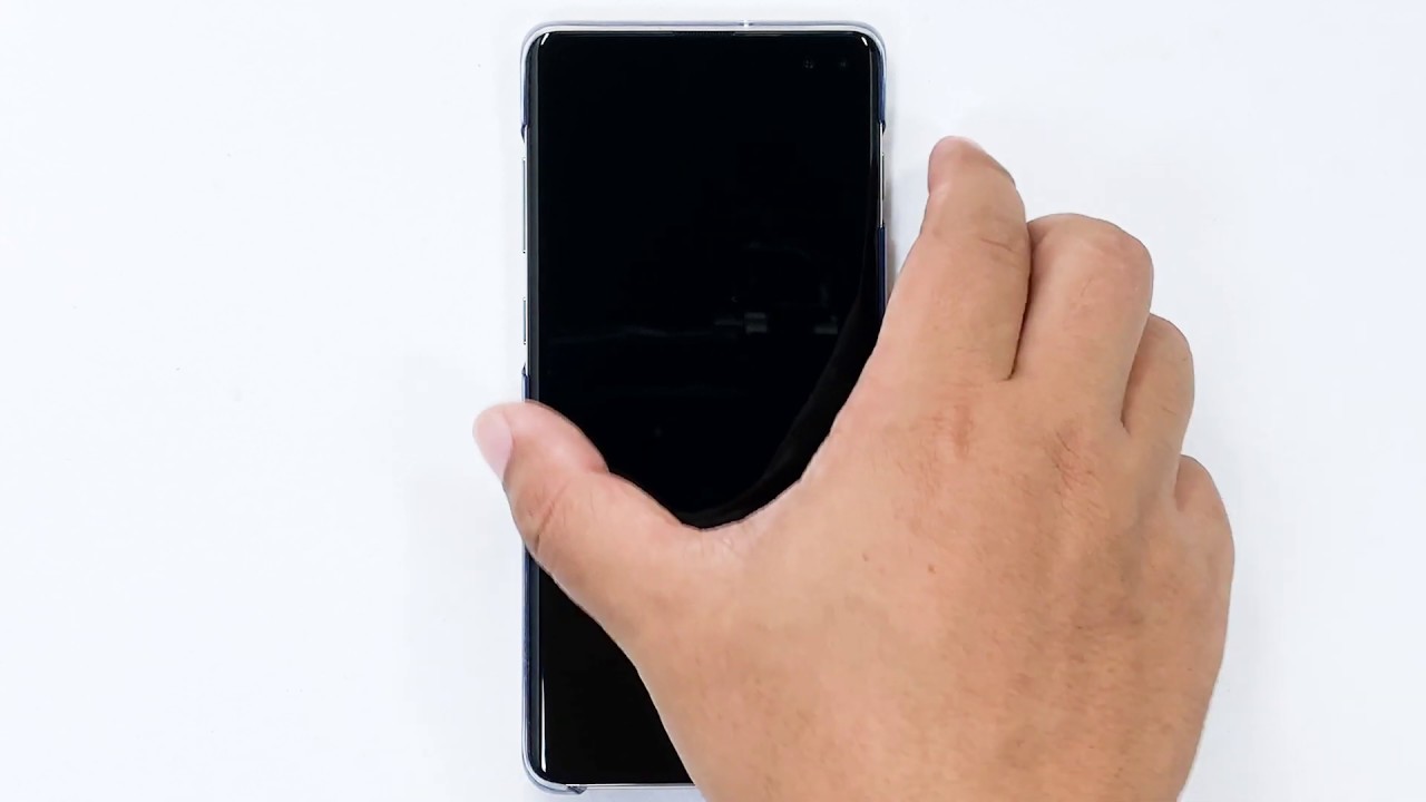 How to turn your Samsung Galaxy S10 Plus On and Off - YouTube