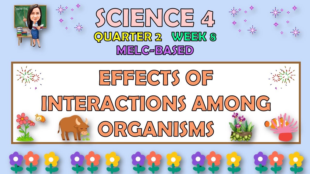 SCIENCE 4 || QUARTER 2 WEEK 8 | EFFECTS OF INTERACTIONS AMONG ORGANISMS ...
