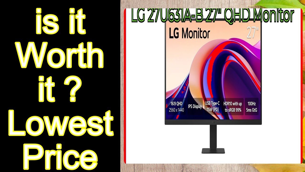 LG 27U631A-B 27 QHD Monitor Features - Important Information - YouTube