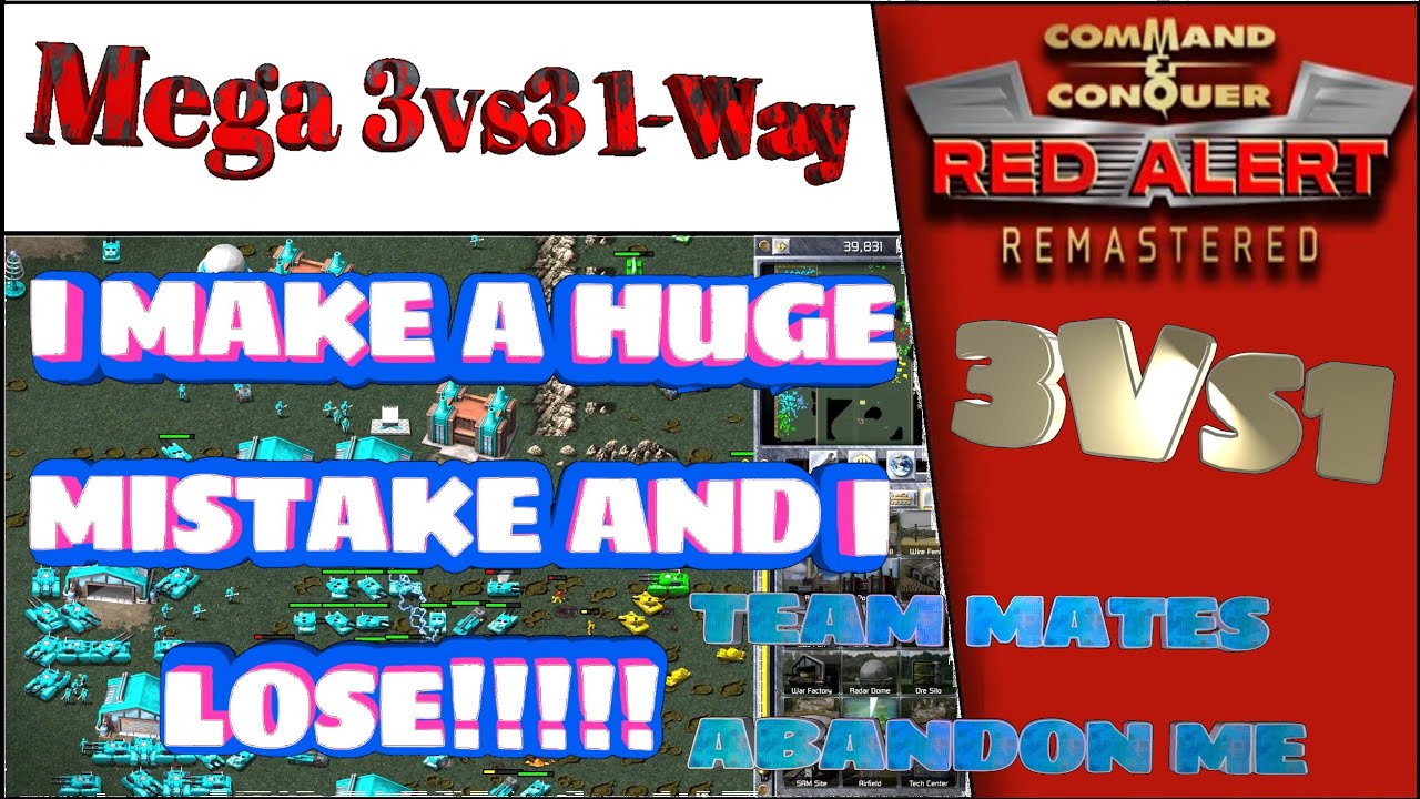 (374) - C&C Remastered - Mega 3vs3 1 Way 3vs1 - YouTube