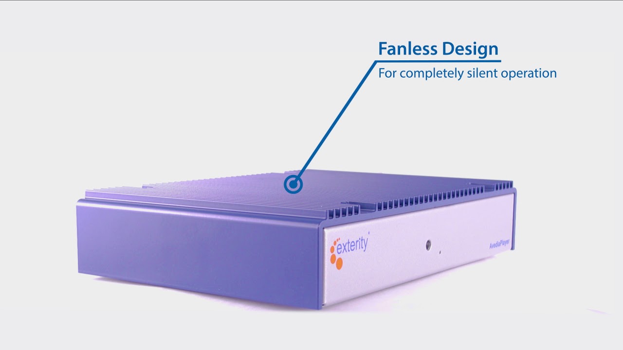 Exterity AvediaPlayer m9405 Media Player - YouTube