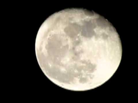 The Moon Moving Across the Night Sky - YouTube