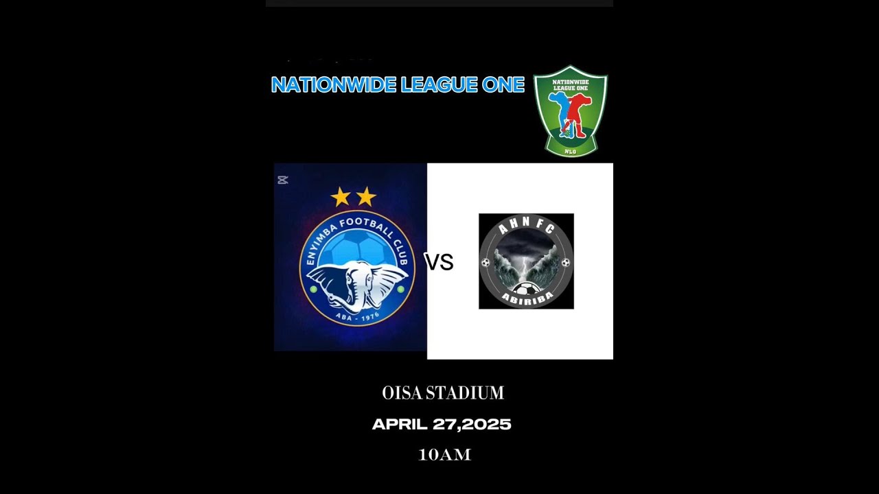 ENYIMBA FEEDERS FC VS AHUDIYANNEM FC - YouTube
