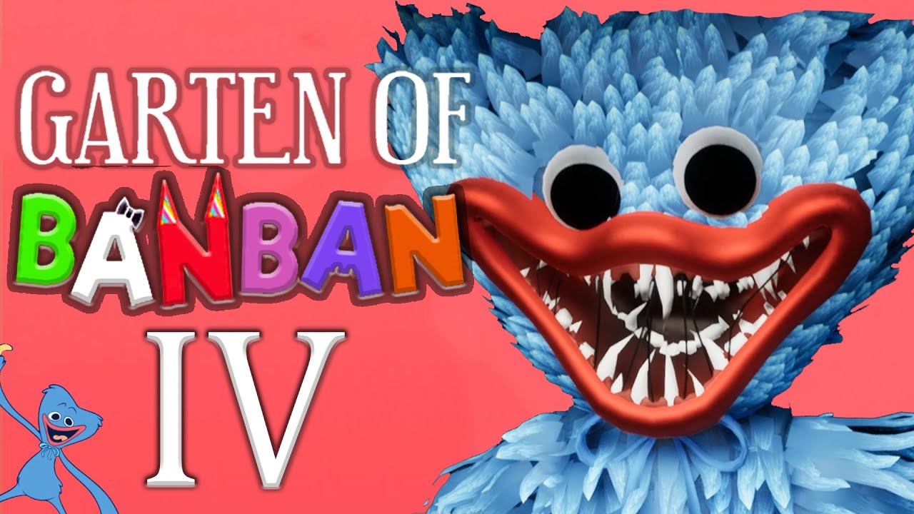 Garten of Banban 4 - Meeting With HUGGY WUGGY + Jumpscare (Gameplay #1 ...