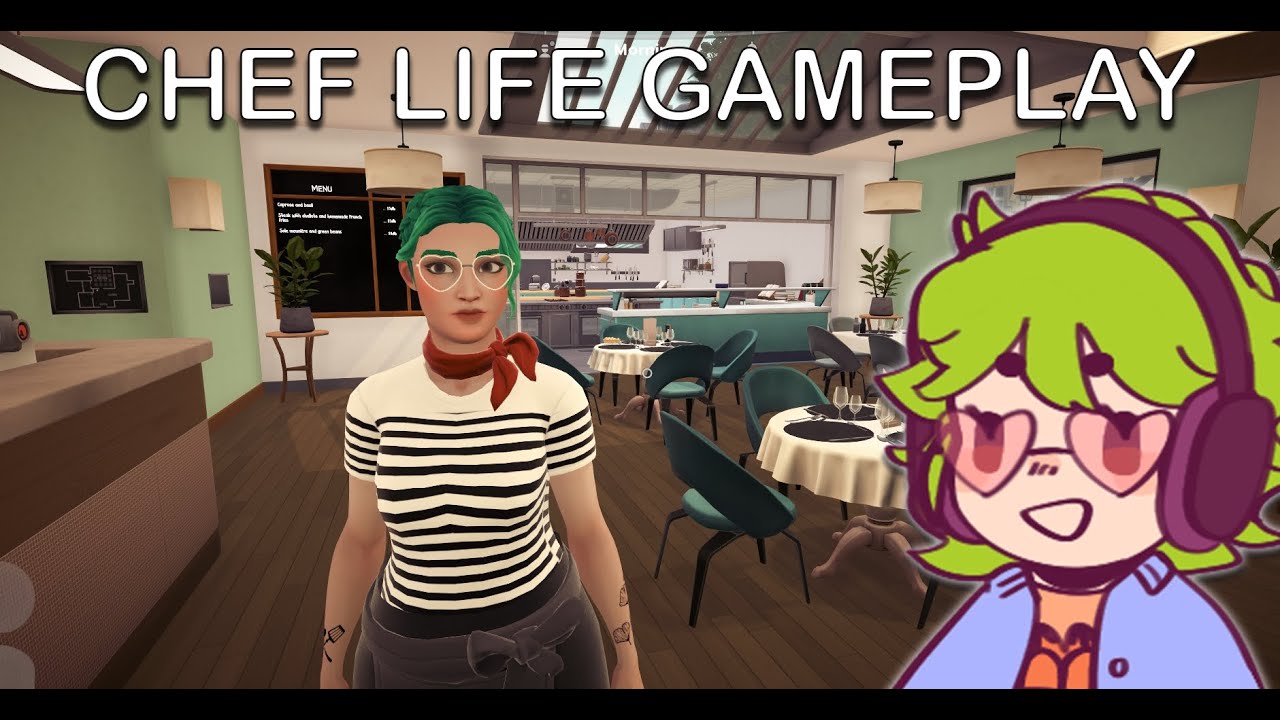 Silent Gameplay - Chef Life: A Restaurant Sim- LET'S SET UP - YouTube