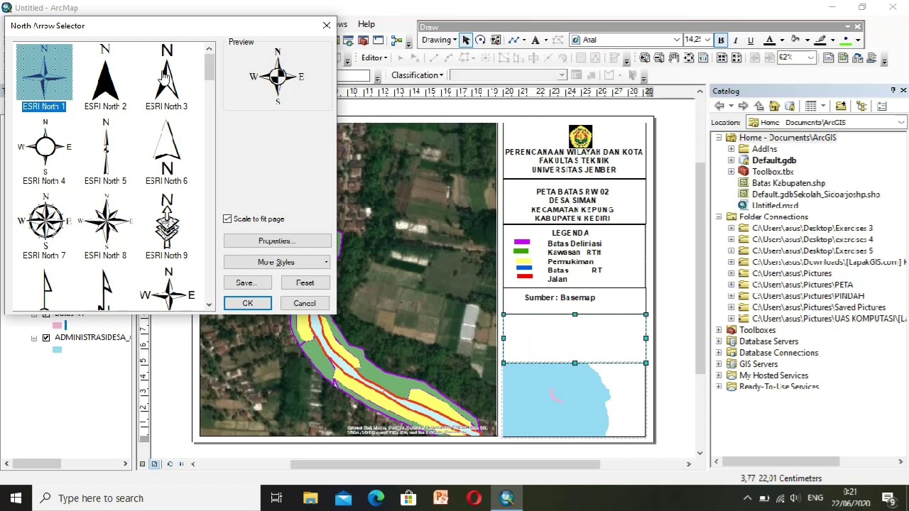 Tutorial Layout pada Peta dan Implementasi ArcGIS dalam Kehidupan ...