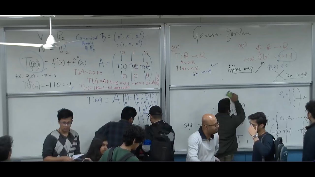 Lecture-11: Linear Transformations | Inverting large matrices using ...