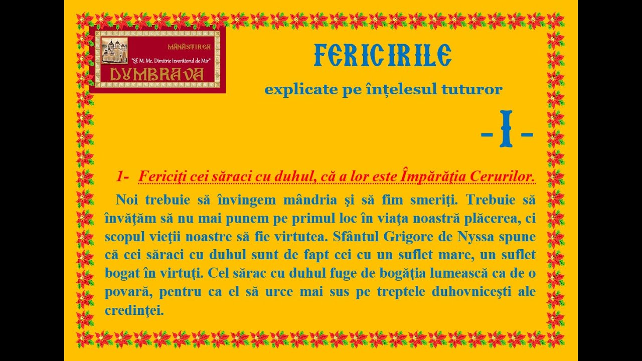 FERICIRILE - explicate pe înțelesul tuturor - YouTube