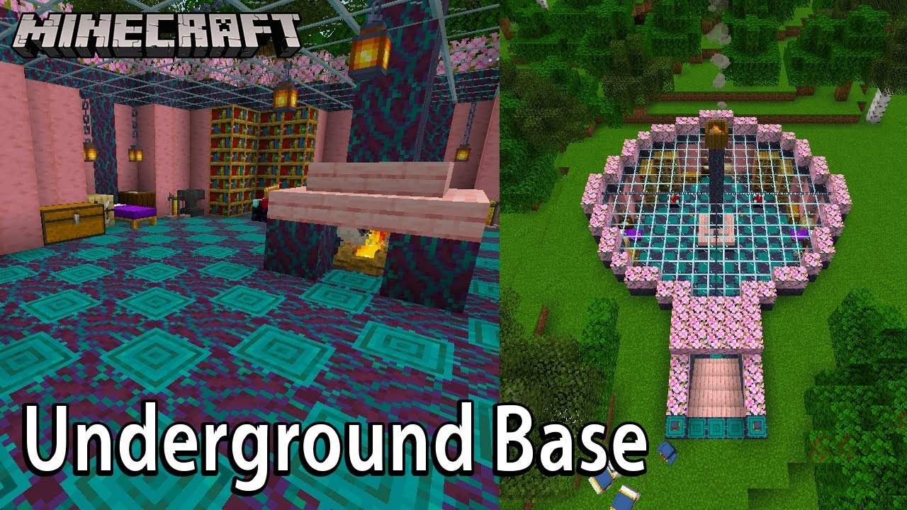 RUMAH BAWAH TANAH SURVIVAL BASE | Beginner Minecraft Build - YouTube