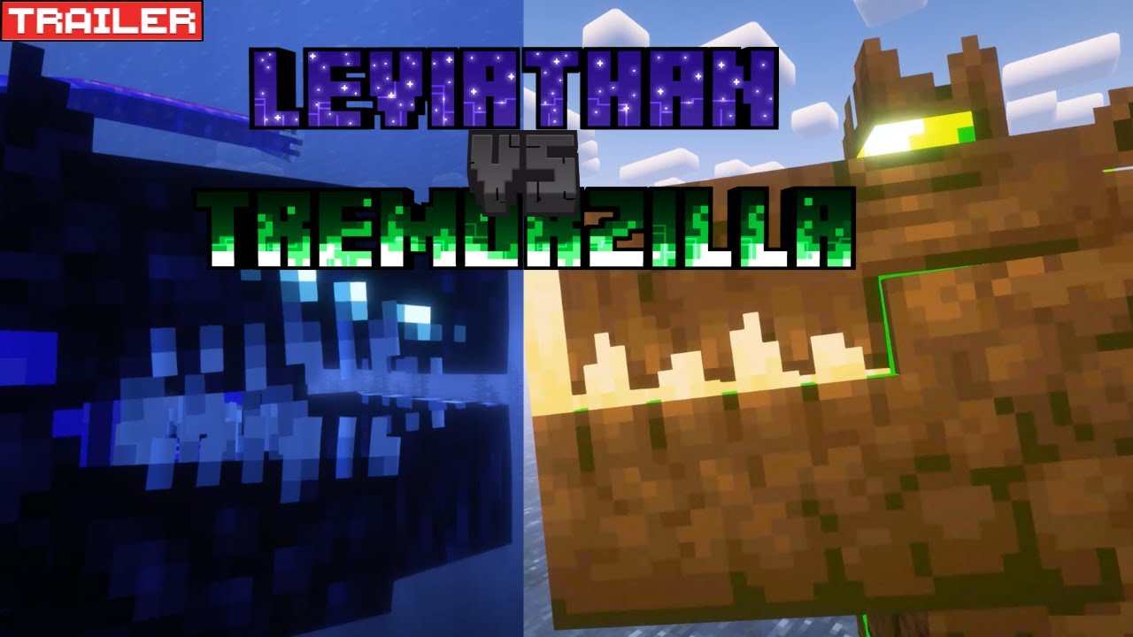 I Made A Cinematic Trailer In MINECRAFT! || Leviathan vs Tremorzilla ...