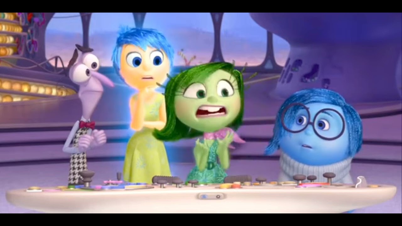 Inside Out - la escena de asco e ira tomando el control en castellano ...