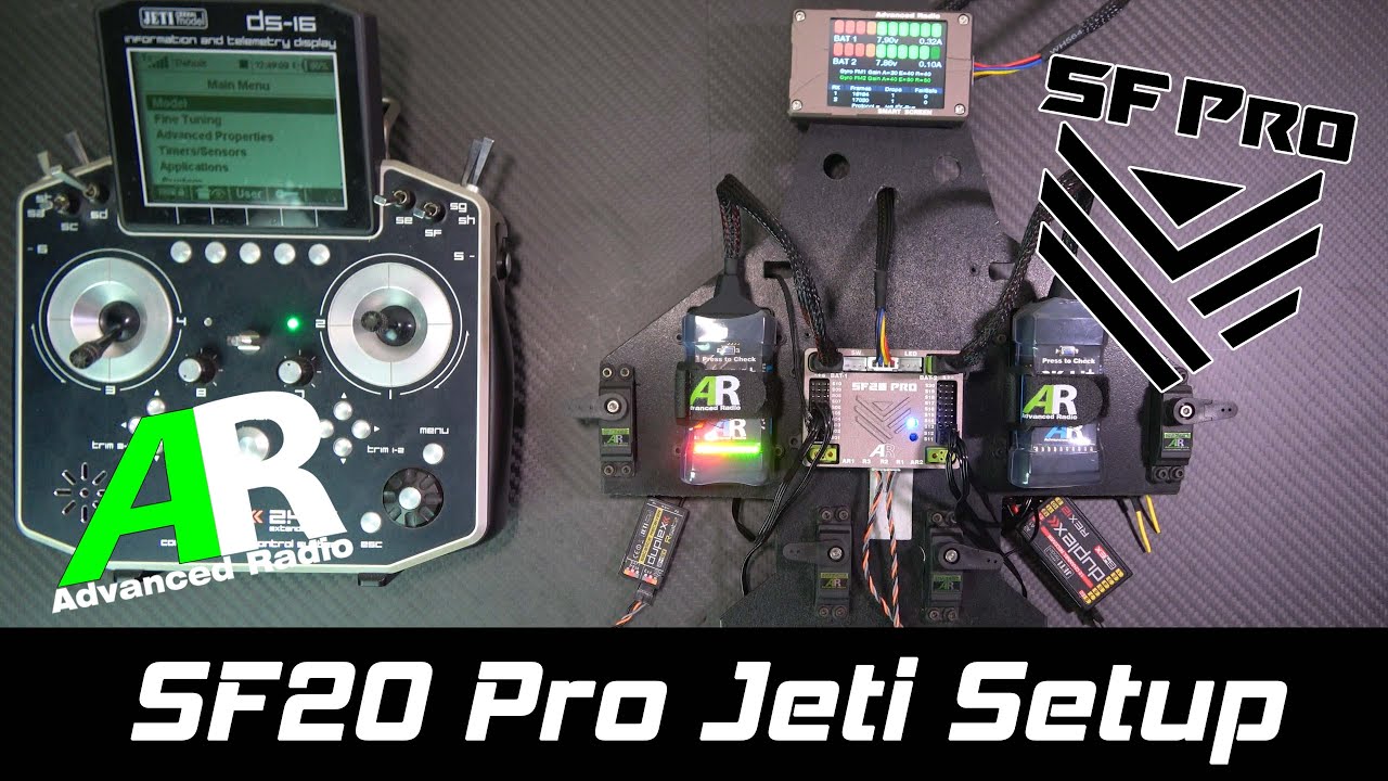 SF20 Pro Jeti Setup - YouTube