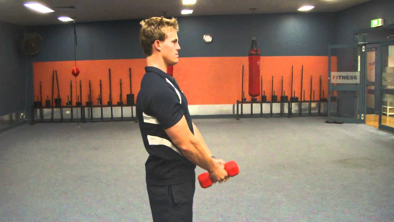 Front Arm Raise 1 - YouTube
