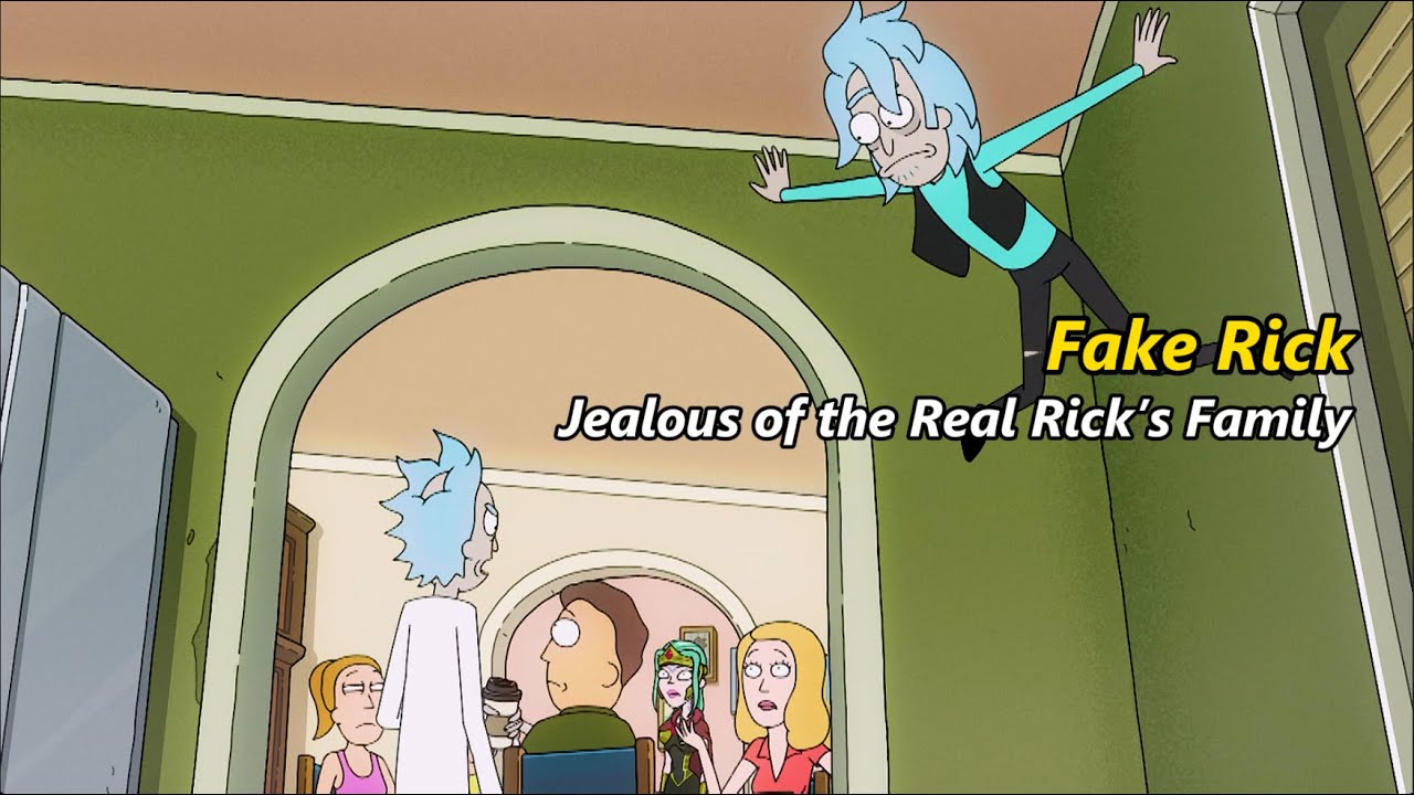 Fake Rick? Jealous ofthe Real Rick's Family | Ricky and Morty - YouTube