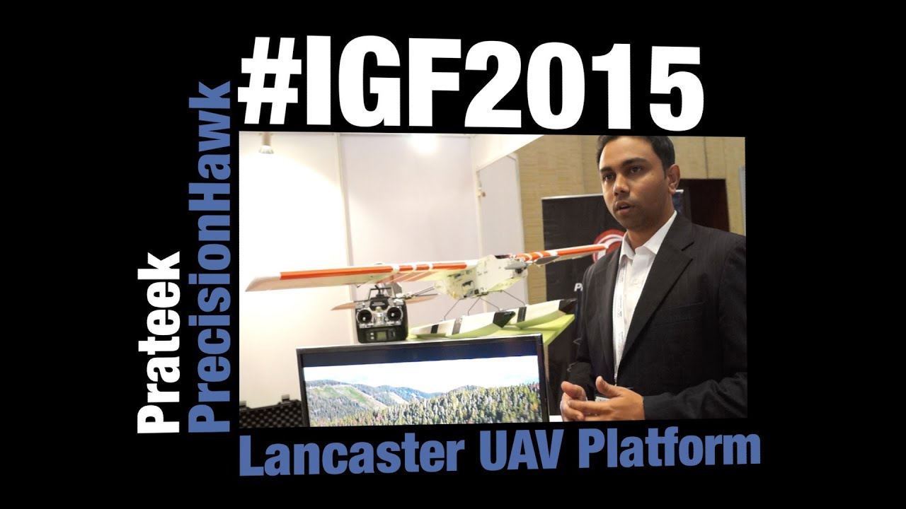 PrecisionHawk Lancaster UAV Platform introduced in India - YouTube