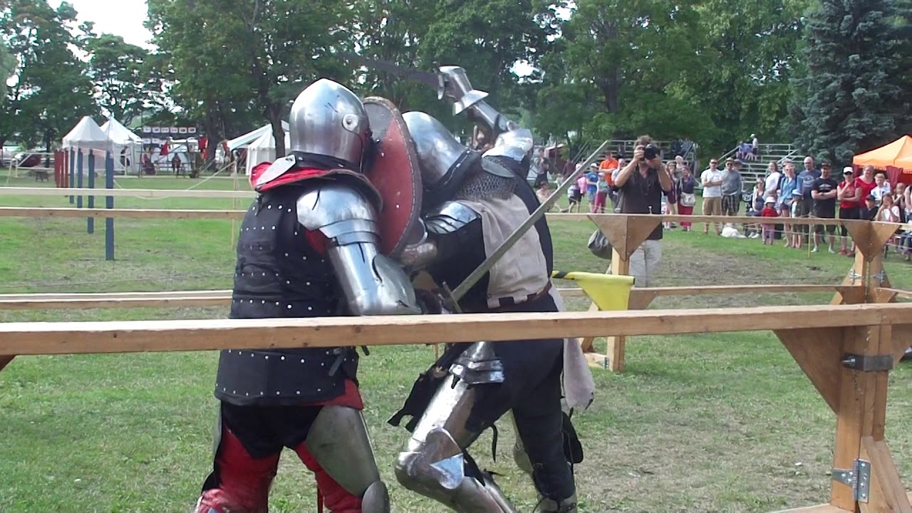Buhurt medieval pro fight rnd 1 getting medieval - YouTube