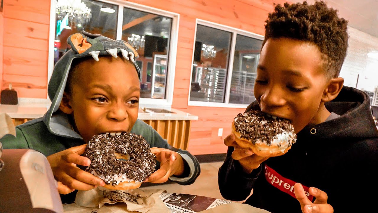 Got Donuts, Admiring $5,000 Camera and Playground - YouTube