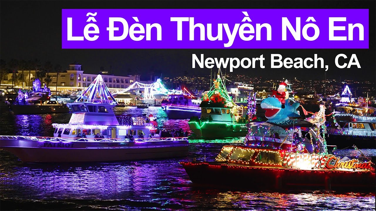 Newport Beach Christmas Boat Parade - Balboa Village Holiday Lights ...