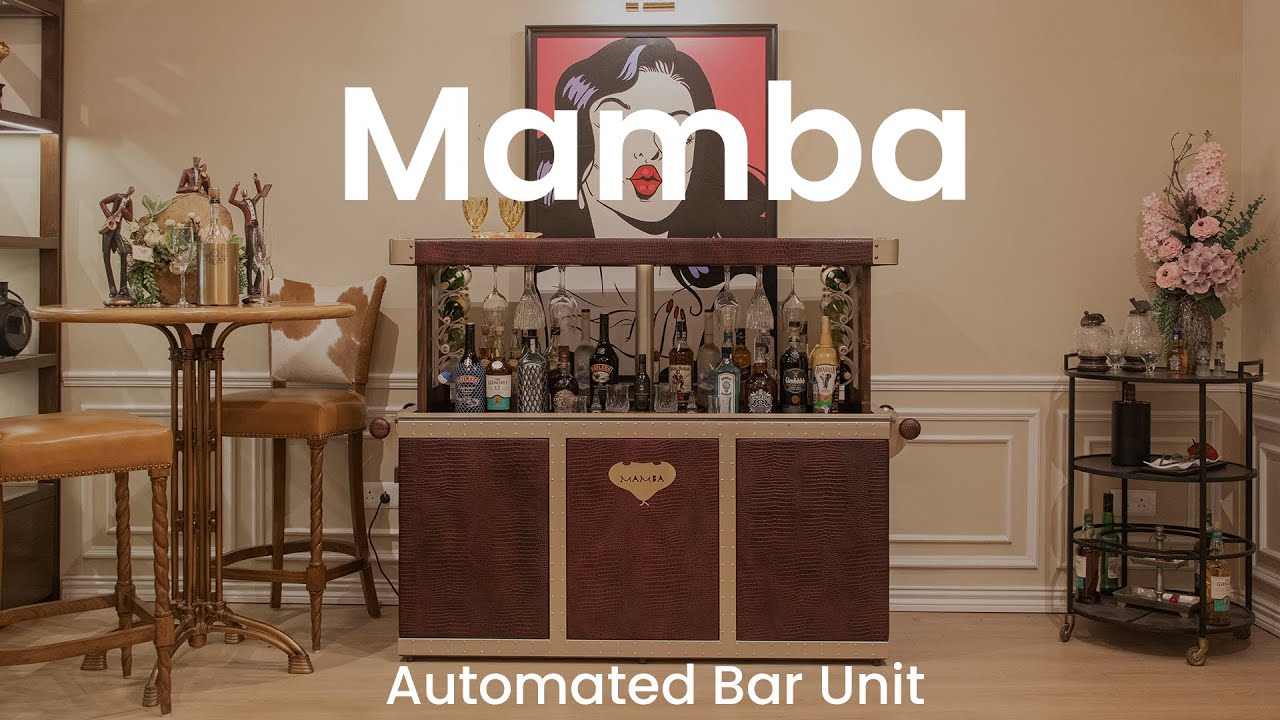 Mamba Automated Bar Unit | Automated Bar Furniture | Automated Home Bar ...