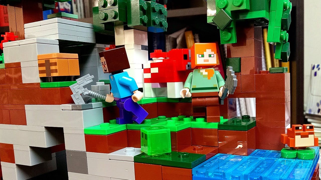 Lego Minecraft MOC tutorial - YouTube