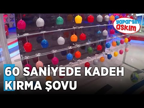 60 Saniyede Kadeh Kırma Şovu! | Yaparsın Aşkım