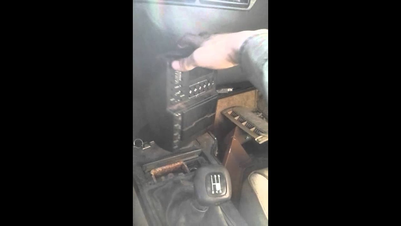 Berlinetta Camaro radio swivel console - YouTube